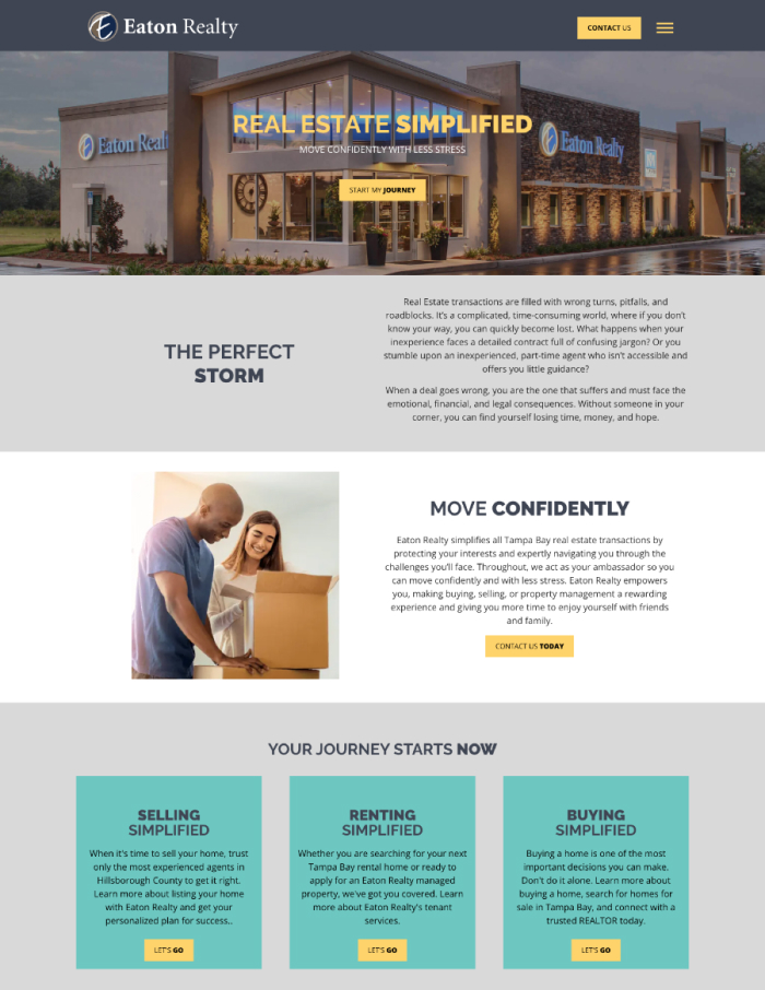Award-Winning Real Estate Web Designers & Developers | Inclind
